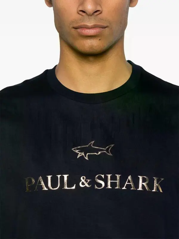 Paul & Shark Logo-print T-shirt - Blue
