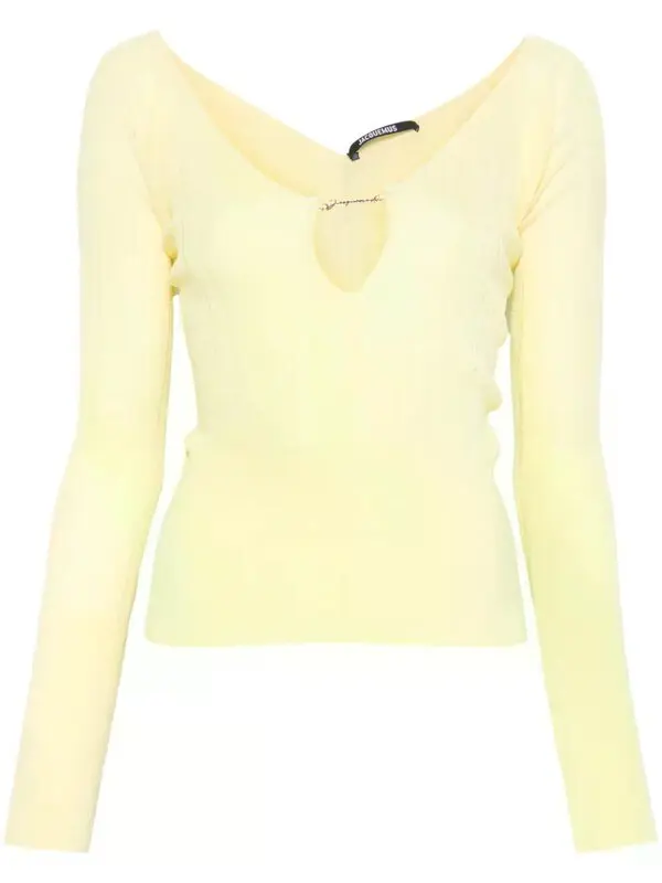 Jacquemus Le Sommet Pralù Top - Yellow
