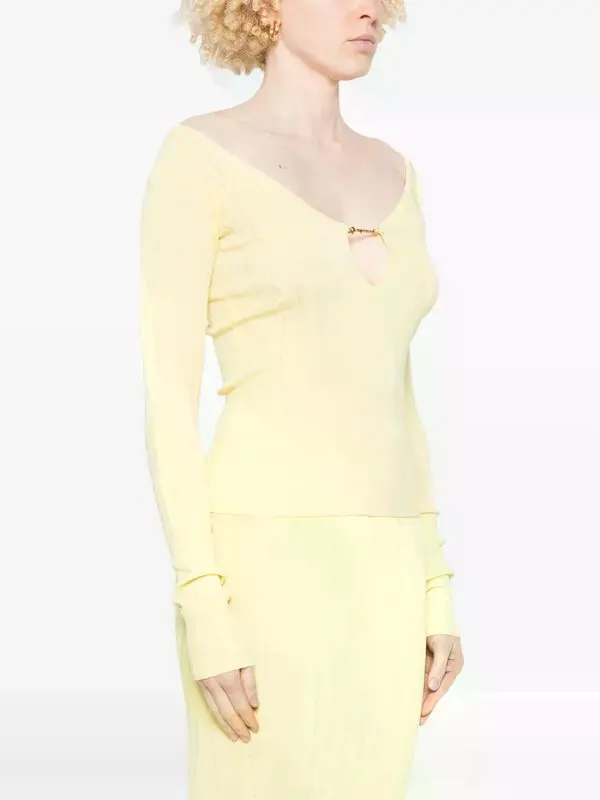 Jacquemus Le Sommet Pralù Top - Yellow