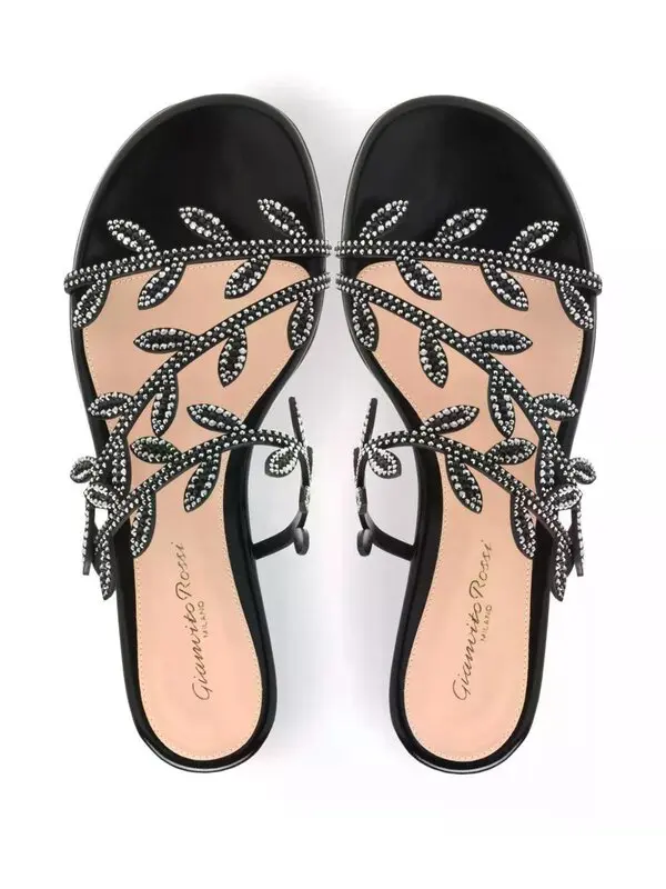 GIANVITO ROSSI Flavia Sandals - Black