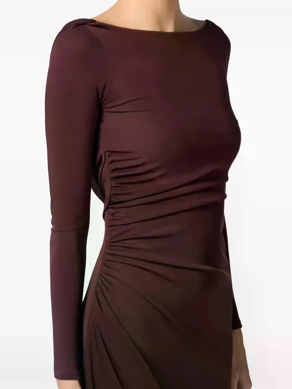Elisabetta Franchi Draped Jersey Gown
