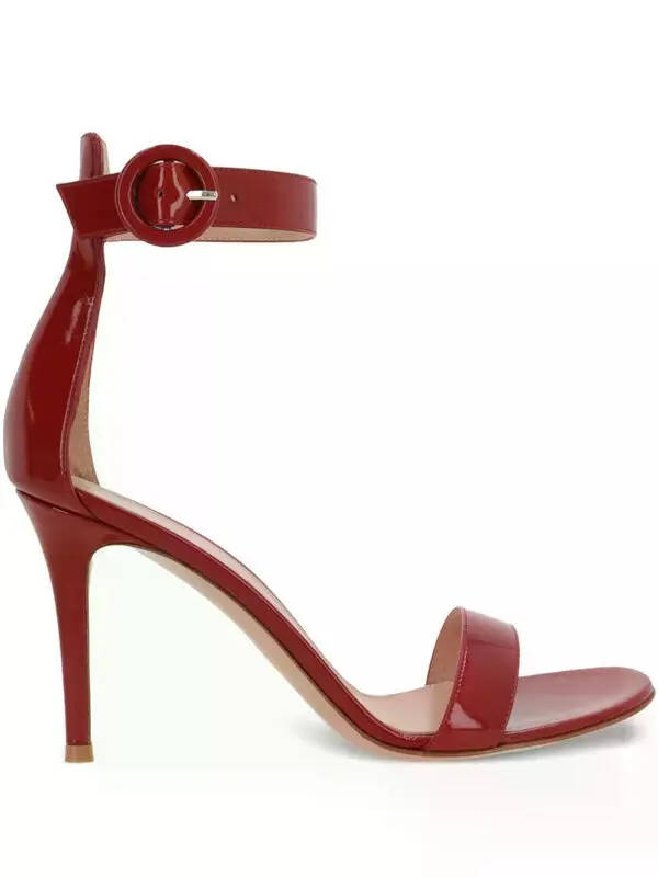 GIANVITO ROSSI 85mm Portofino Sandals - Red