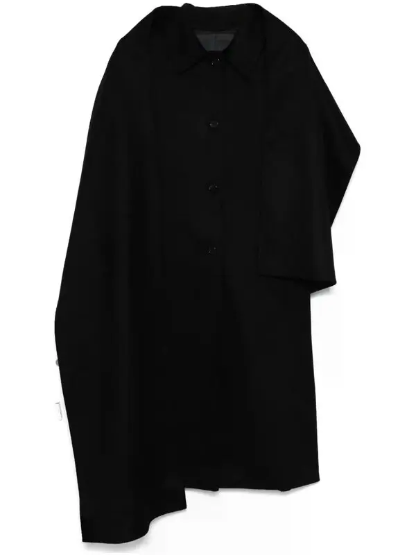 Wool Coat In Black 36% Off Editorialist