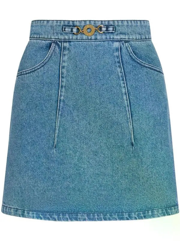 PATOU A-line Mini Skirt - Blue