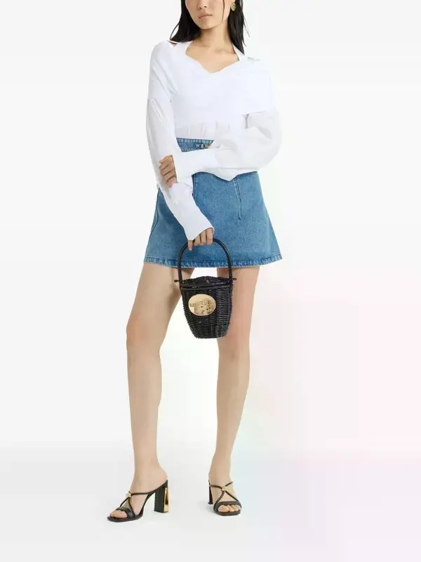 PATOU A-line Mini Skirt - Blue