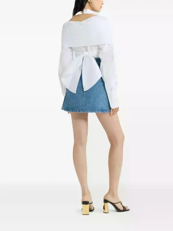PATOU A-line Mini Skirt - Blue