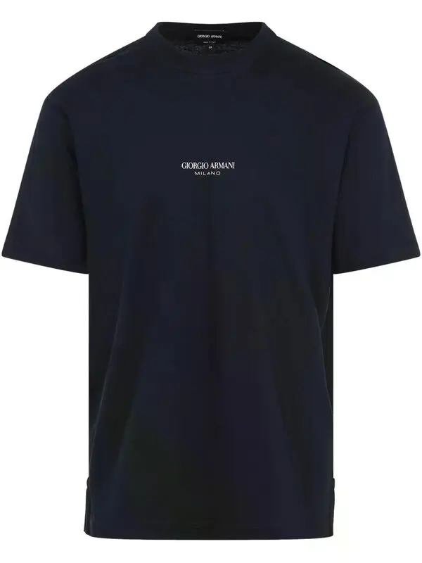 Giorgio Armani Cotton T-shirt - Blue