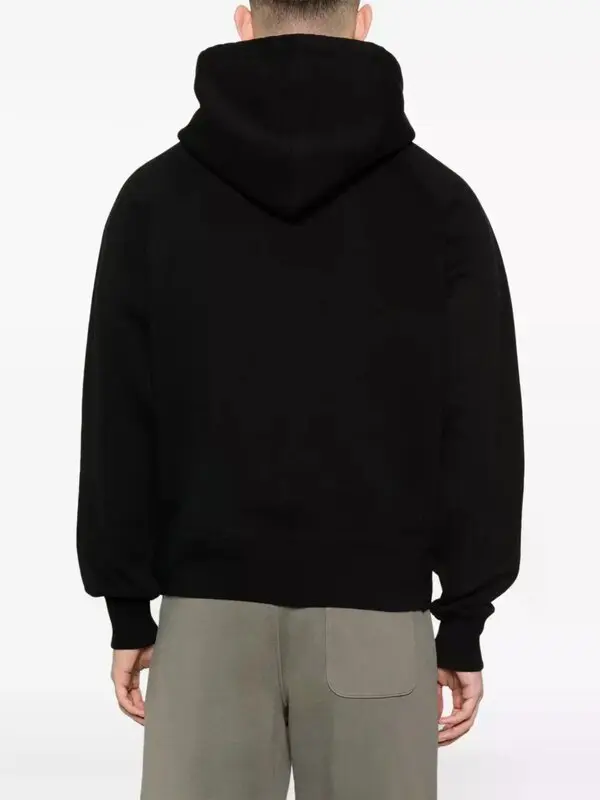 AMI Paris De Coeur Hoodie - Black