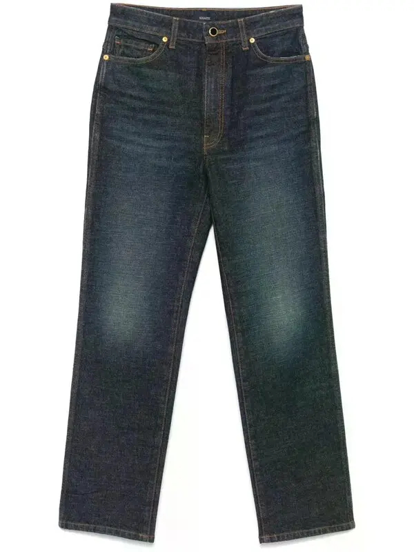 Khaite Abigail Straight-leg Jeans - Blue