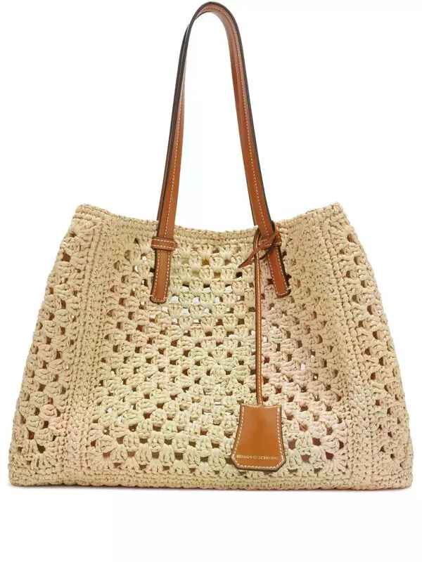 Ermanno Scervino Crochet Tote Bag