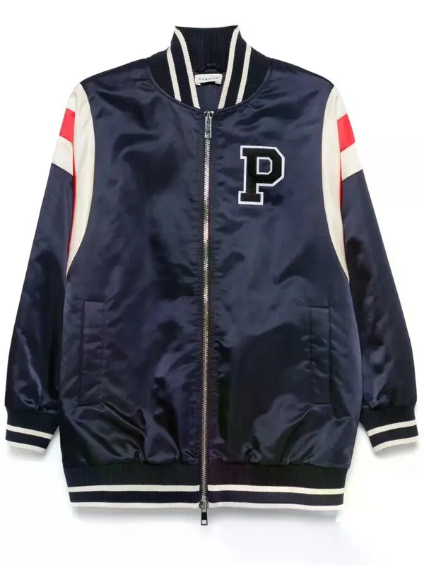 P.a.r.o.s.h Logo-patch Bomber Jacket - Blue