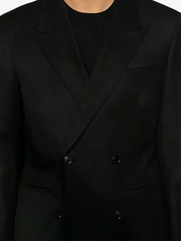 TONYWACK Double-breasted Twill Blazer