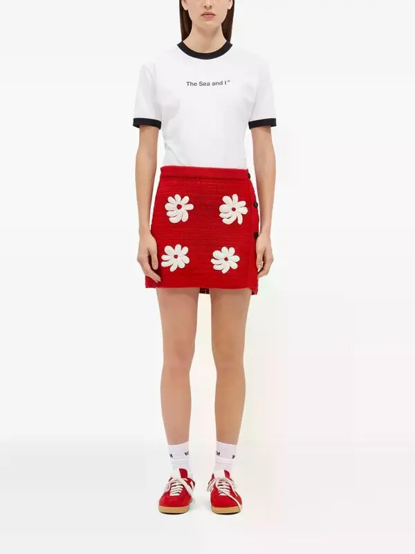 MSGM Crochet Mini Skirt