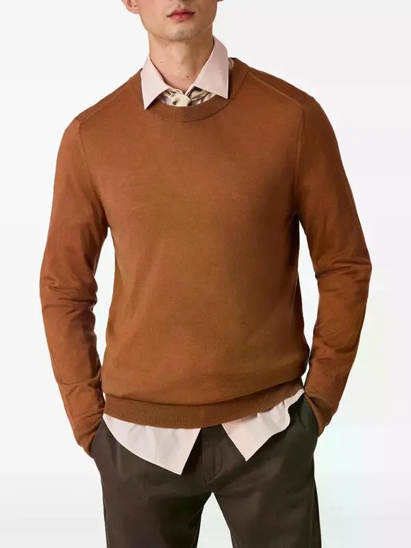 Paul Smith Merino Wool Sweater - Brown