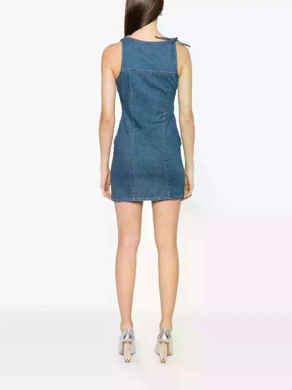 navy blue dress for baby girl Coperni Asymmetric Mini Dress in SAGE