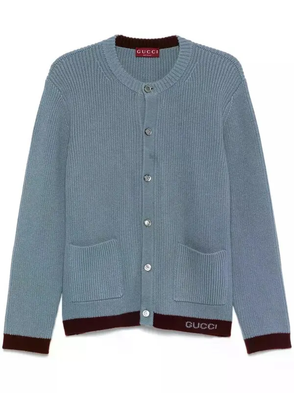 Gucci Intarsia Wool Cardigan