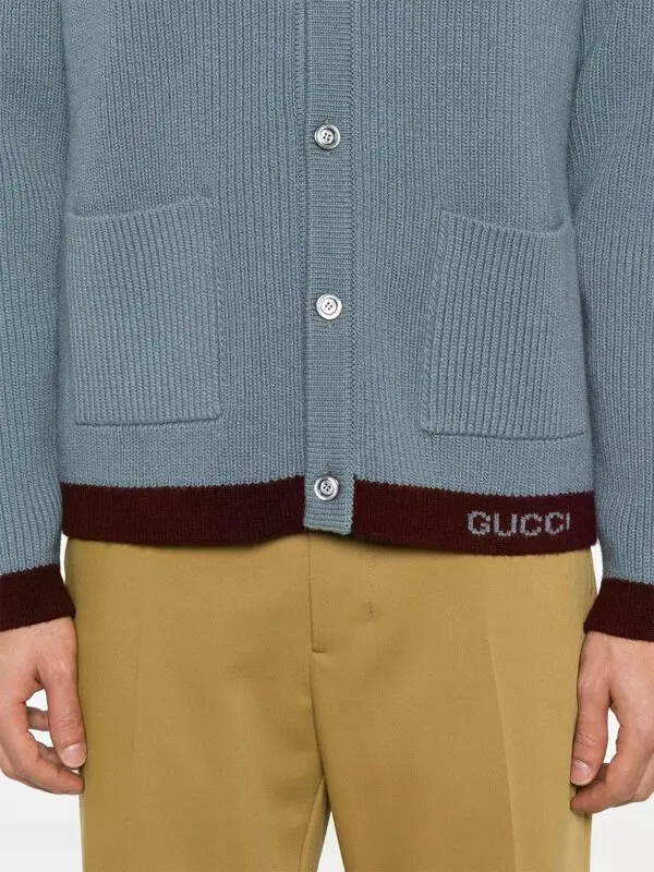 Gucci Intarsia Wool Cardigan