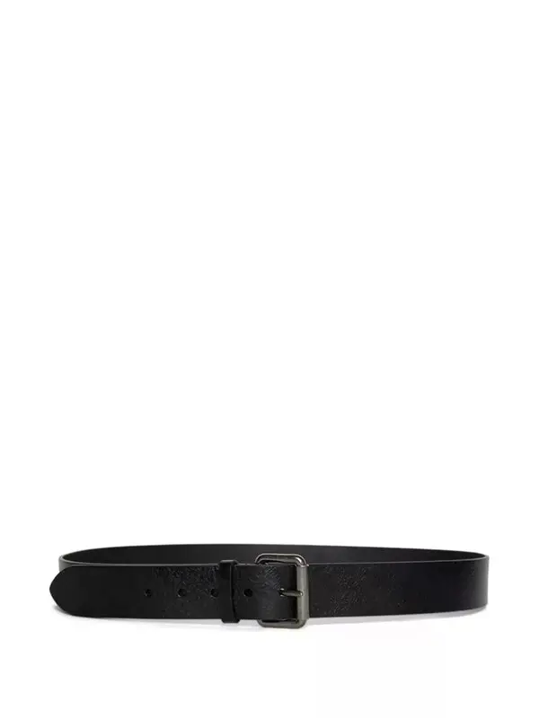Saint Laurent Leather Belt - Black