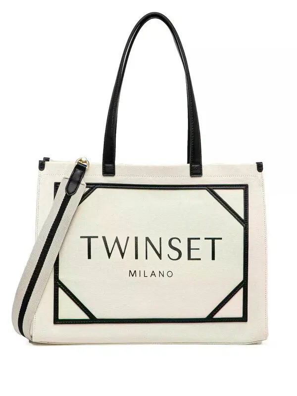 TWINSET Logo Tote Bag