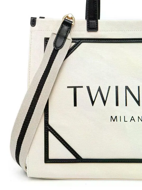 TWINSET Logo Tote Bag