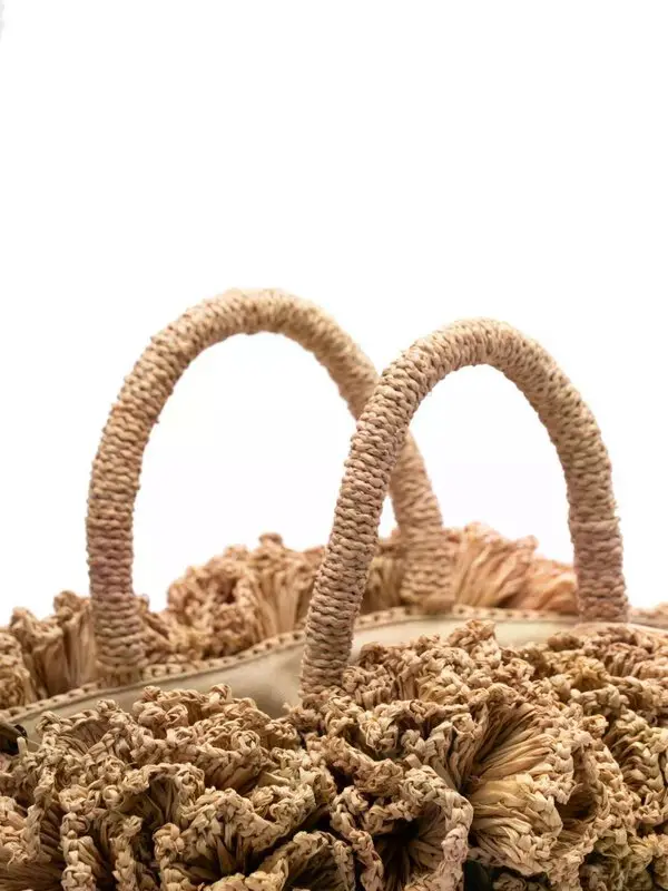 IBELIV Raffia Tote - Brown