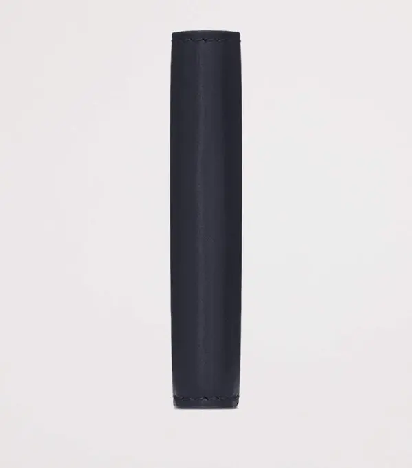 Saint Laurent Calfskin East/west Wallet - Blue