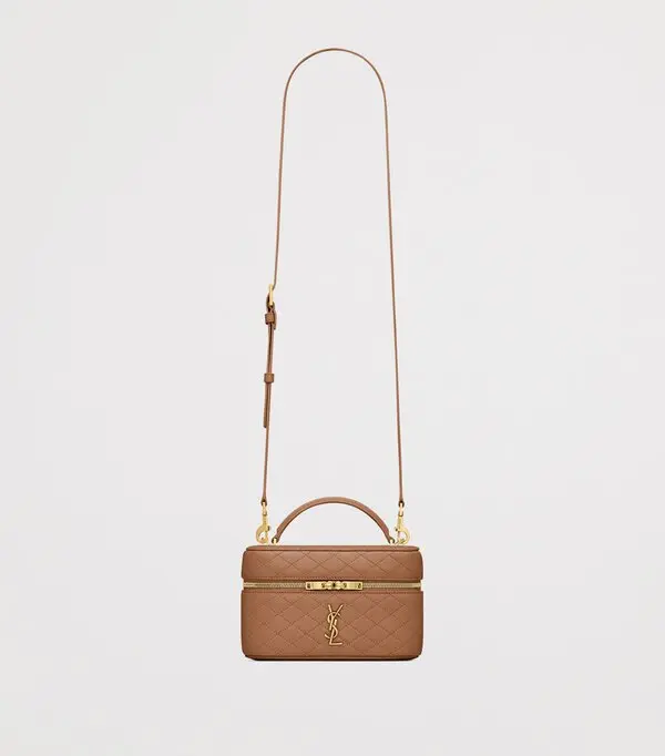 Saint Laurent Gaby Vanity Bag - Brown