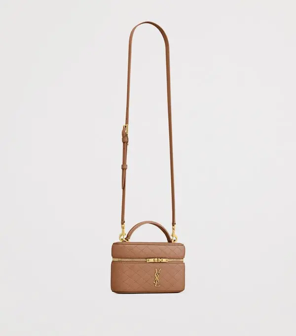 Saint Laurent Gaby Vanity Bag - Brown