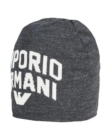 Emporio Armani Knitted Beanie - Charcoal