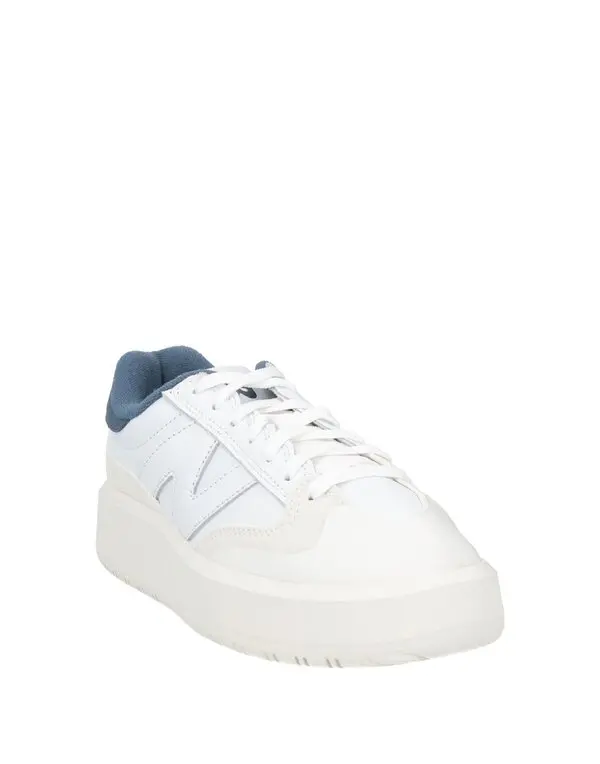 NEW BALANCE Leather Low-top Sneakers - White