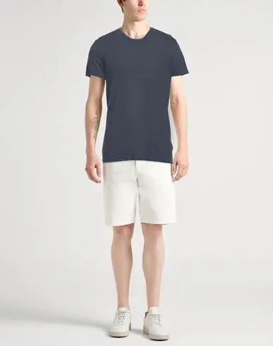 120% Lino T-shirt Size Linen - Blue