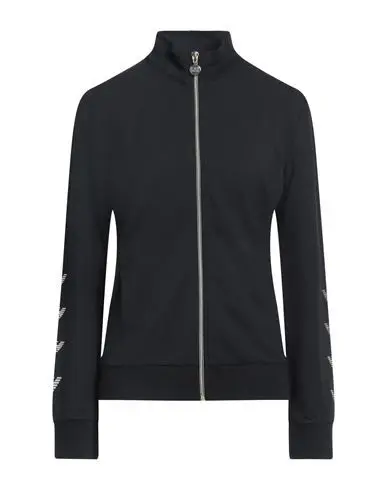 EA7 Organic Cotton Blend Sweatshirt - Black
