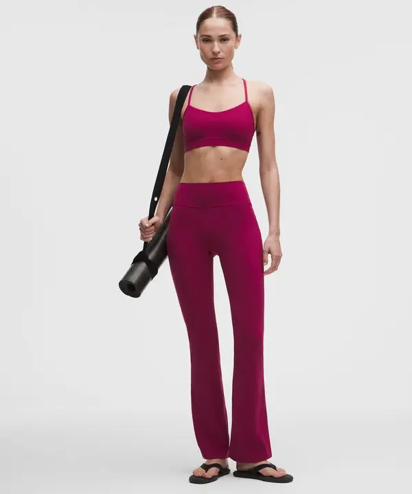 Lululemon Groove Nulu High-rise Flared Pant - Raspberry Rave