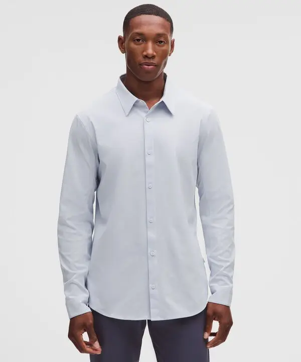 Lululemon Airing Easy Long-sleeve Shirt - Starch Blue