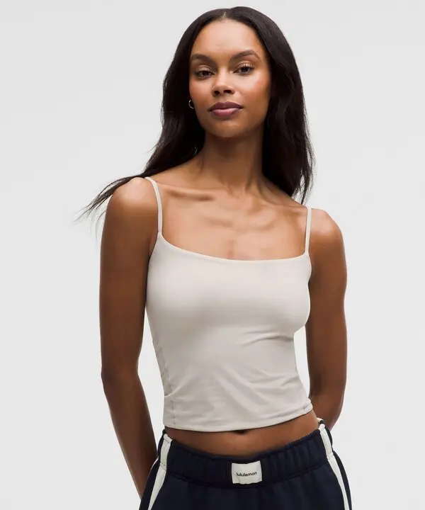 Lululemon Wundermost Ultra-soft Nulu Cami - Downtown Tan
