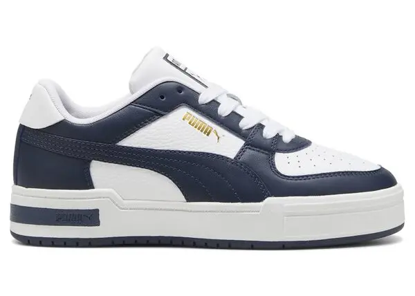 PUMA Ca Pro Classic Sneakers - White/club Navy Blue/team Gold