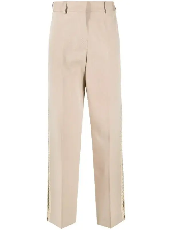 Palm Angels Tab Knit Suit Pants