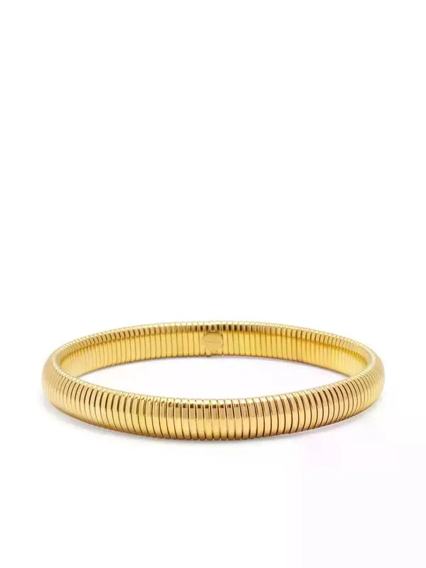 NIALAYA JEWELRY Ribbed Bracelet - Gold