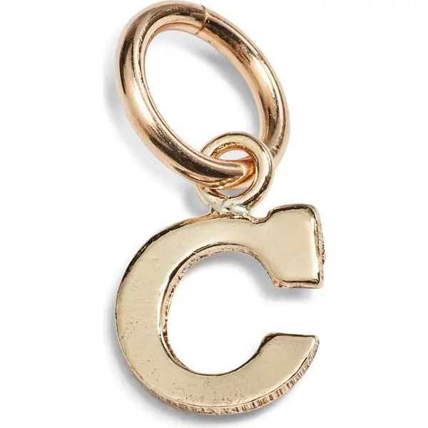 NASHELLE Initial Charm - Gold Fill - C