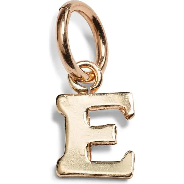 NASHELLE Initial Charm - Gold Fill - E
