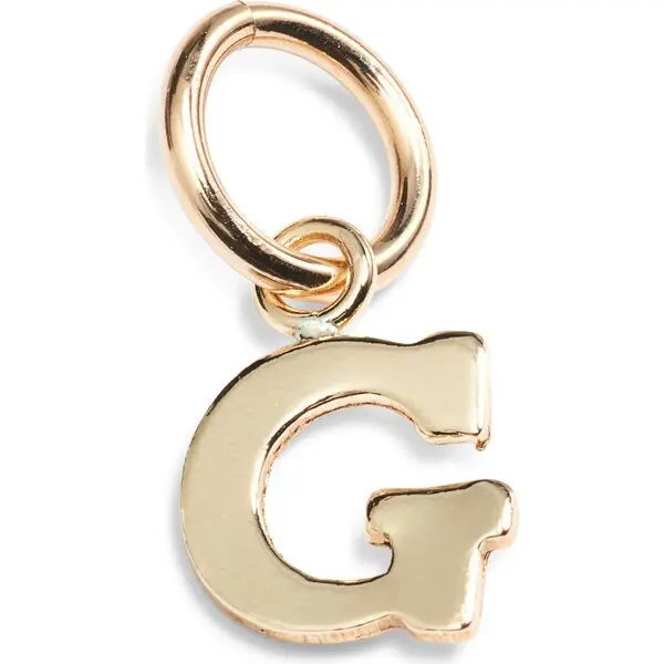 NASHELLE Initial Charm - Gold Fill - G