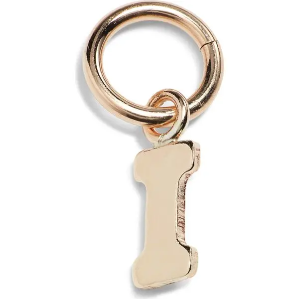NASHELLE Initial Charm - Gold Fill - I