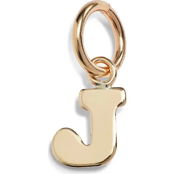 NASHELLE Initial Charm - Gold Fill - J