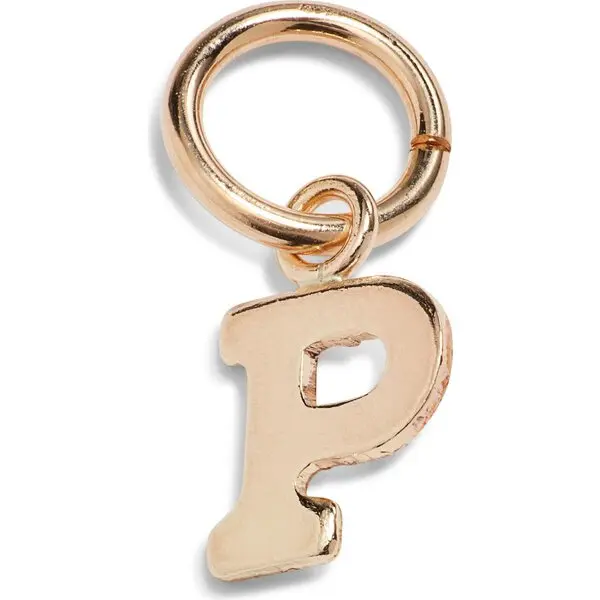 NASHELLE Initial Charm - Gold Fill - P