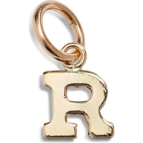 NASHELLE Initial Charm - Gold Fill - R