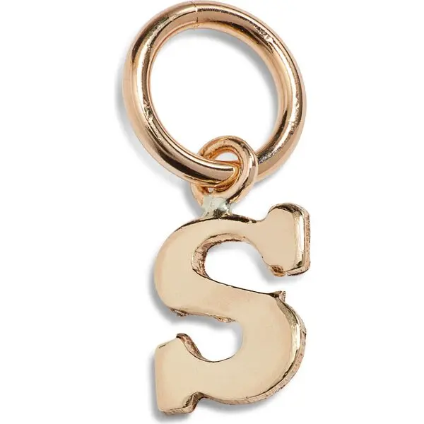 NASHELLE Initial Charm - Gold Fill - S