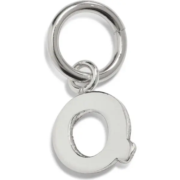 NASHELLE Initial Charm - Sterling Silver - Q