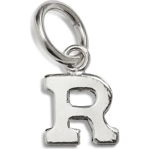NASHELLE Initial Charm - Sterling Silver - R