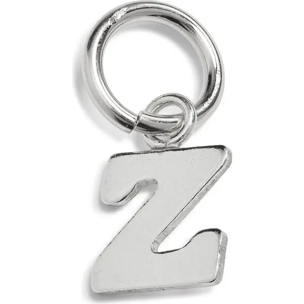 NASHELLE Initial Charm - Sterling Silver - Z