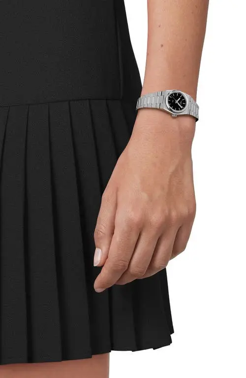 TISSOT Prx Diamond Dial Stainless Steel Bracelet Watch - Black